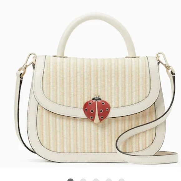 kate spade | Bags | New Kate Spade Puffy Dottie Top Handle Ladybug ...